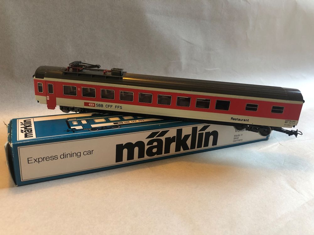Märklin HO SBB D-Zug Speisewagen Art 4125 mit OVP | Kaufen auf Ricardo