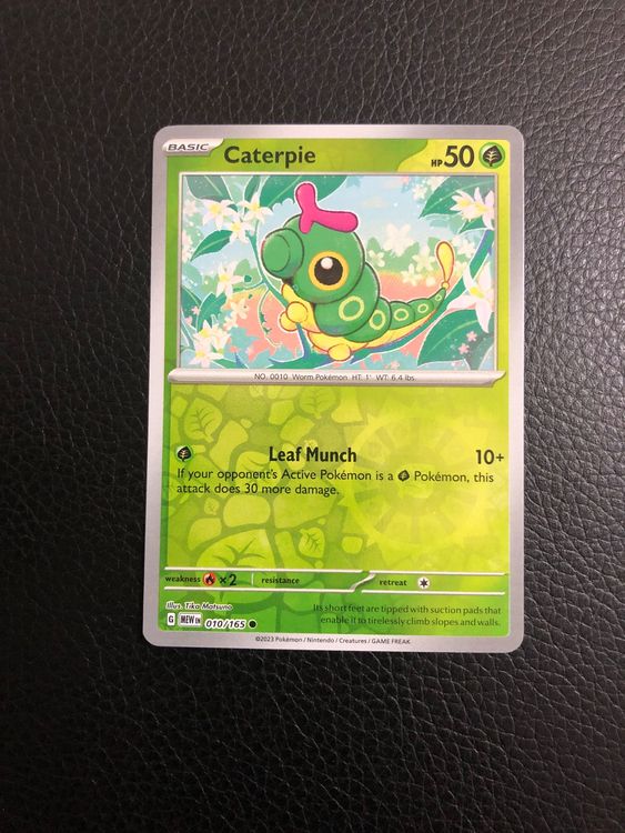 Scarlet & Violet 151 - Caterpie reverse 10/165 NM Ab 1 (Gebraucht) in ...