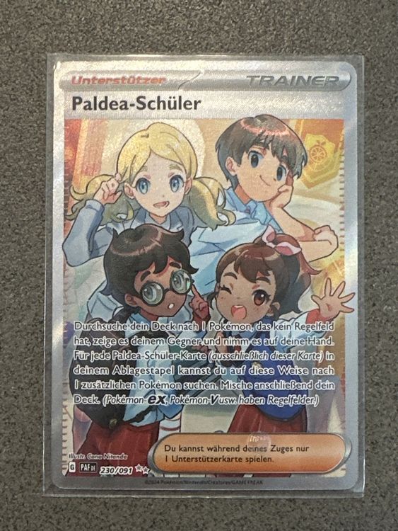 Paldea-Schüler Full Art Trainer Paldeas Schicksale DE (Neu (gemäss Beschreibung)) in Wil SG für ...