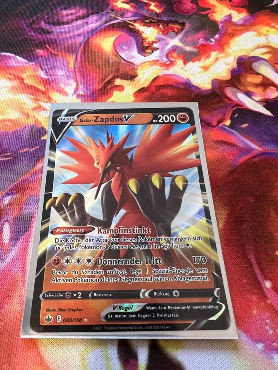Galar-Zapdos V (CRE 080) / Schaurige Herrschaft (Neu (gemäss ...