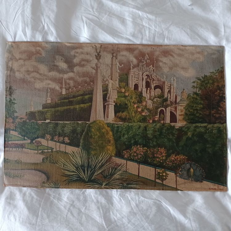 Oel auf Leinwand. 1920. Auf Karton. Signiert M. Sommer ? (Gebraucht) in Zürich für CHF 22 – mit ...