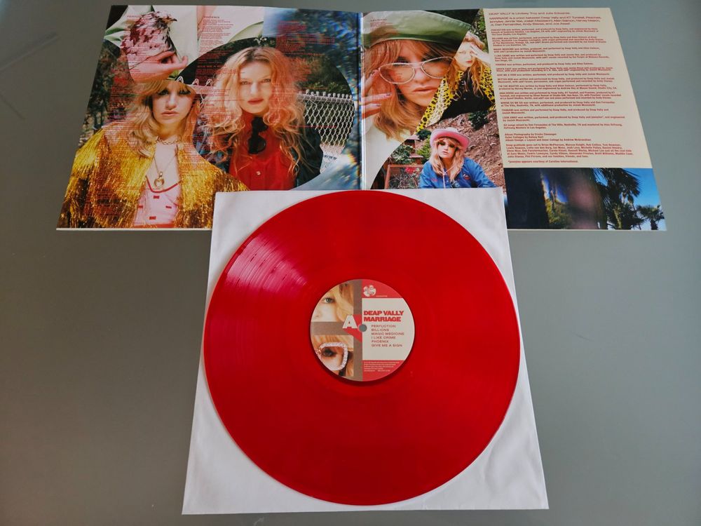 Deap Vally Marriage Lim. LP Red Vinyl NM Indie Rock (Gebraucht) in ...