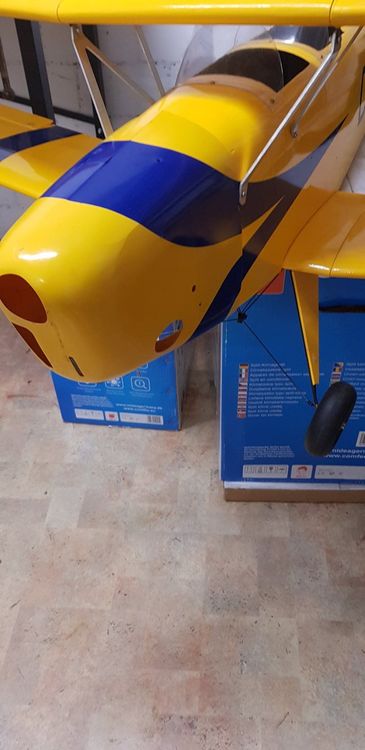 RC Doppeldecker Bücker von Graupner 170cm ohne Motor (Gebraucht) in ...
