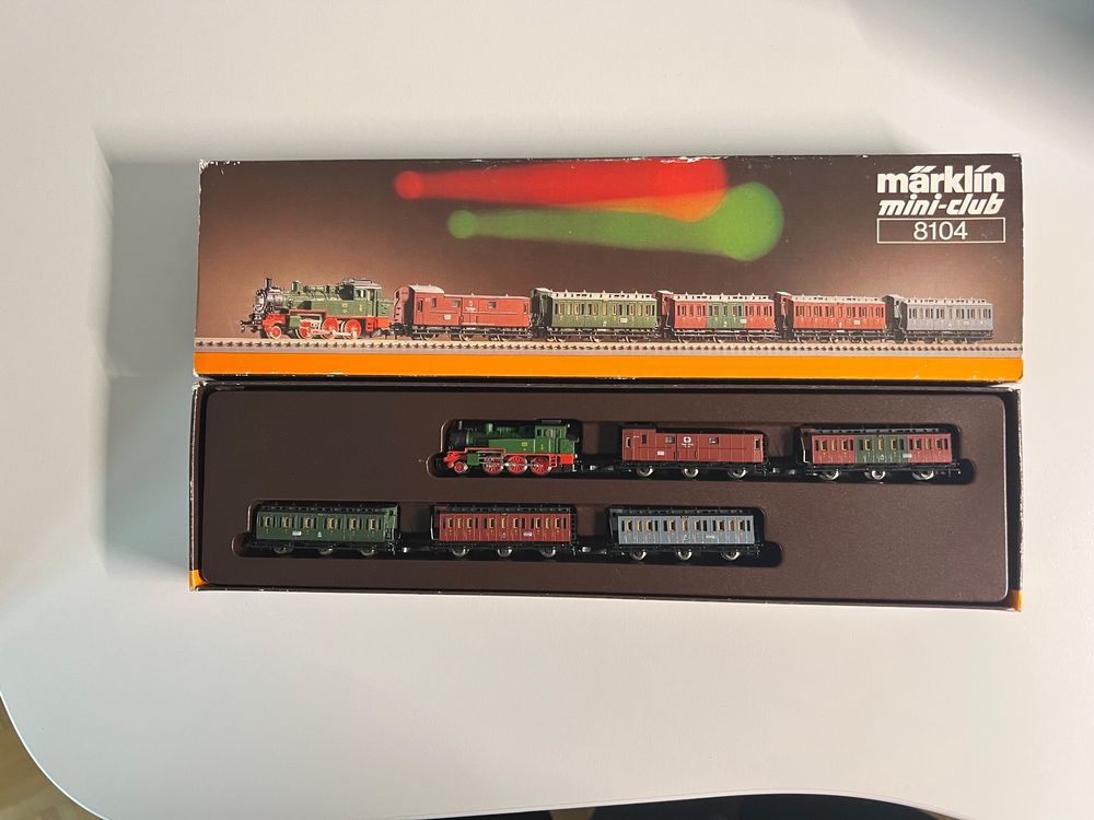 Märklin mini-club 8104 preussischer Personenzug (Neu und ...