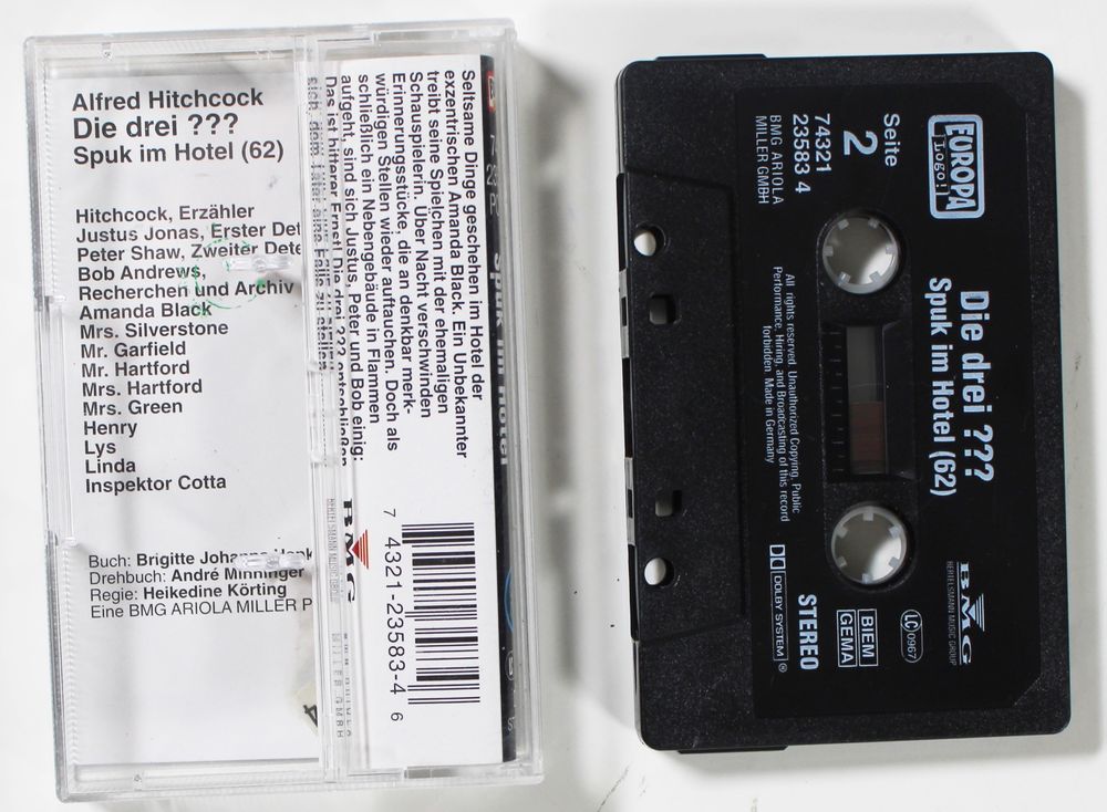 MC Die Drei Fragezeichen 62 - Spuk im Hotel (Gebraucht) in Brüttisellen ...
