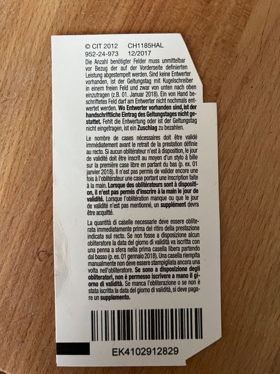 SBB Tageskarte zum Halbtax | Kaufen auf Ricardo