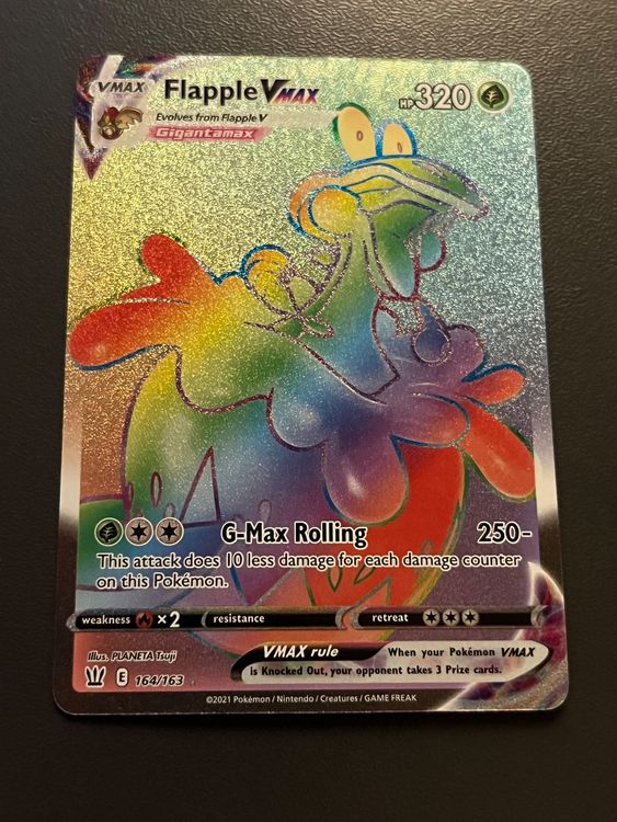 Pokemon | Flapple Vmax - Rainbow - EX-NM (Neu (gemäss Beschreibung)) in ...