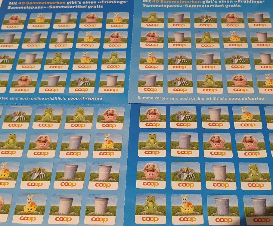 Frühlings Sammelspass - 4 volle Karten (Neu und originalverpackt) in Steinhausen für CHF 14 ...