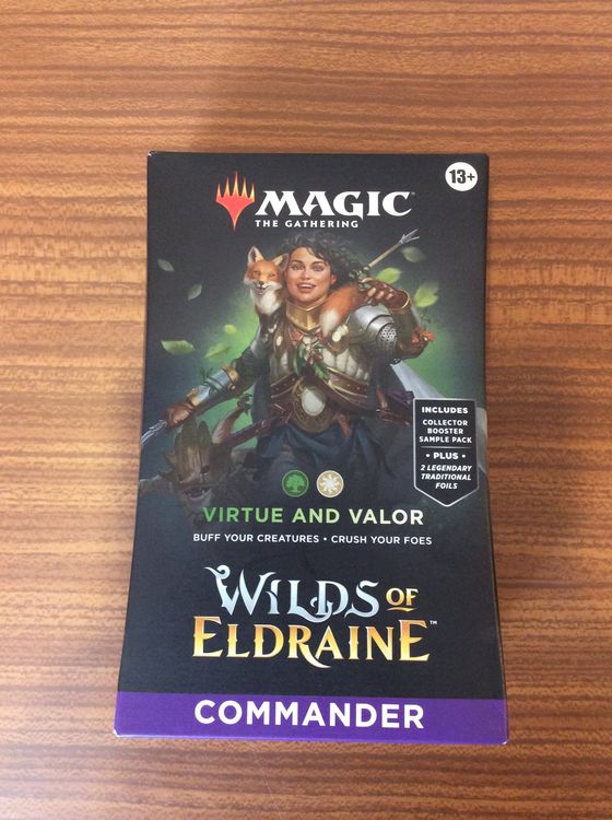 Virtue and Valor (Wilds of Eldraine Commander Deck) 1x (Neu und ...