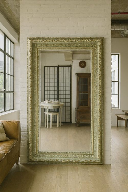 Grosser Wandspiegel im Barock Stil, Top Zustand! Shabby Chic (Neu ...