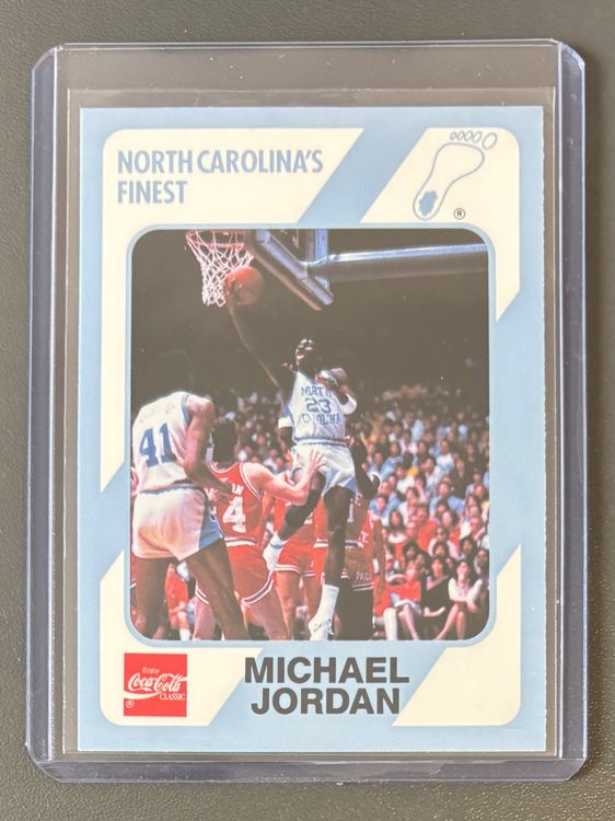 NBA Michael Jordan 1989 North Carolina Card (Neu (gemäss Beschreibung ...