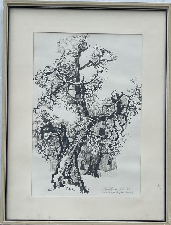 Armin SCHWARZENBACH (1914-2000) Aquarell (Gebraucht) in Root für CHF 10 – mit Lieferung auf ...