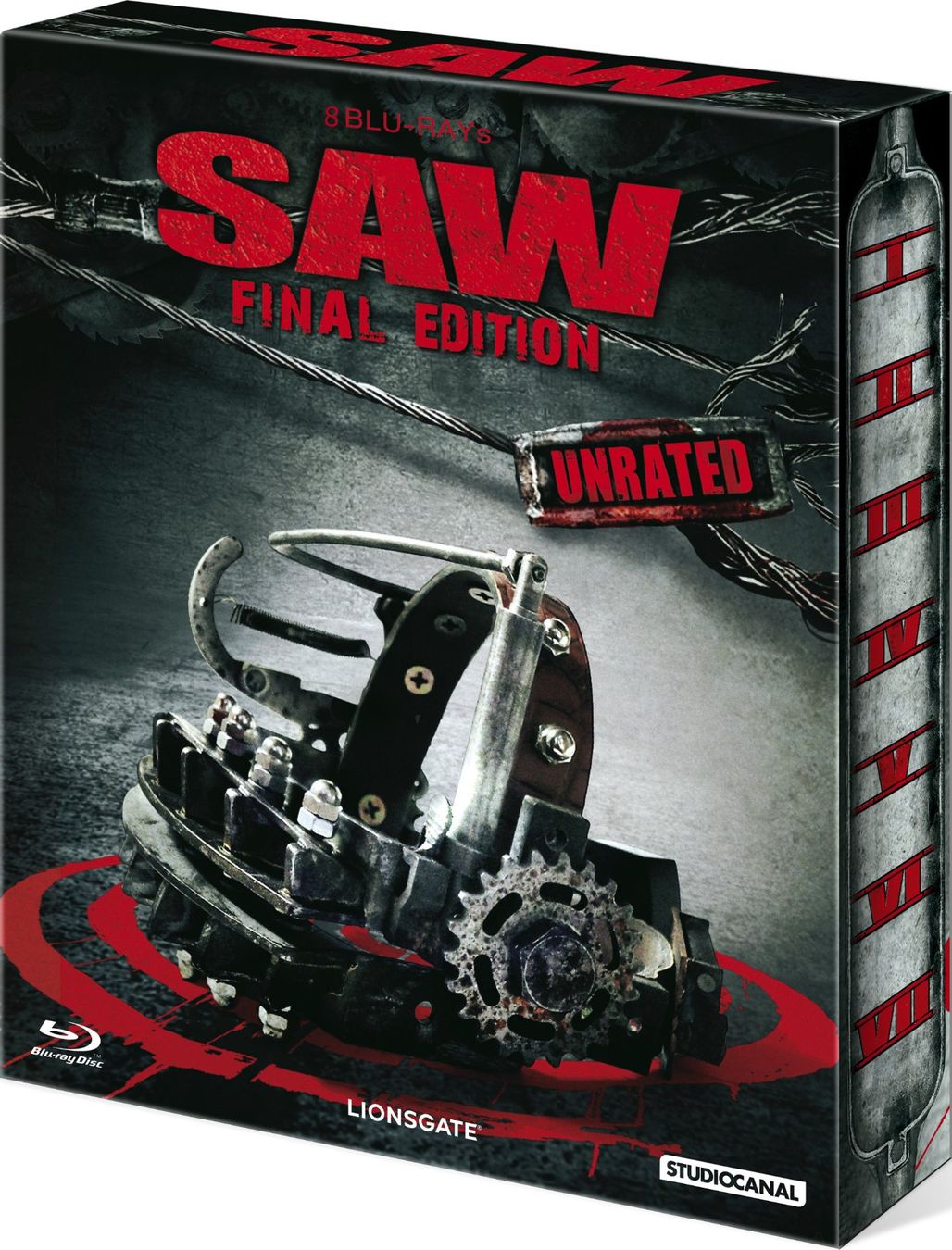 SAW 1-7 Final Edition - UNCUT/UNRATED/8-Blu-ray-Collection (Gebraucht ...
