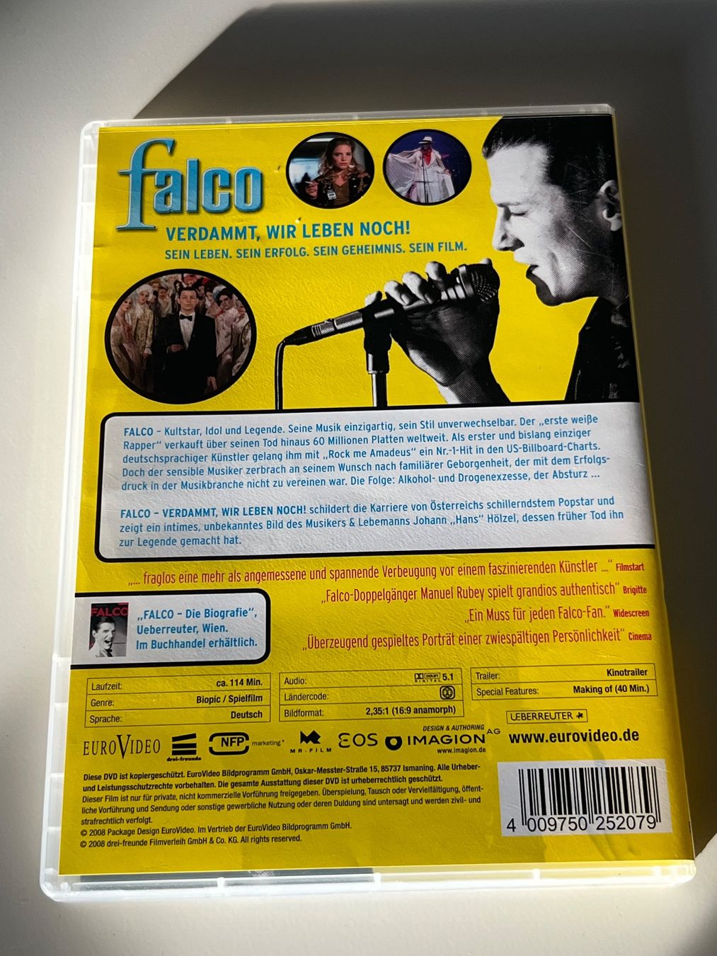 Falco – Verdammt, wir leben noch (DVD) (Gebraucht) in Altstätten SG für CHF 5 – mit Lieferung ...