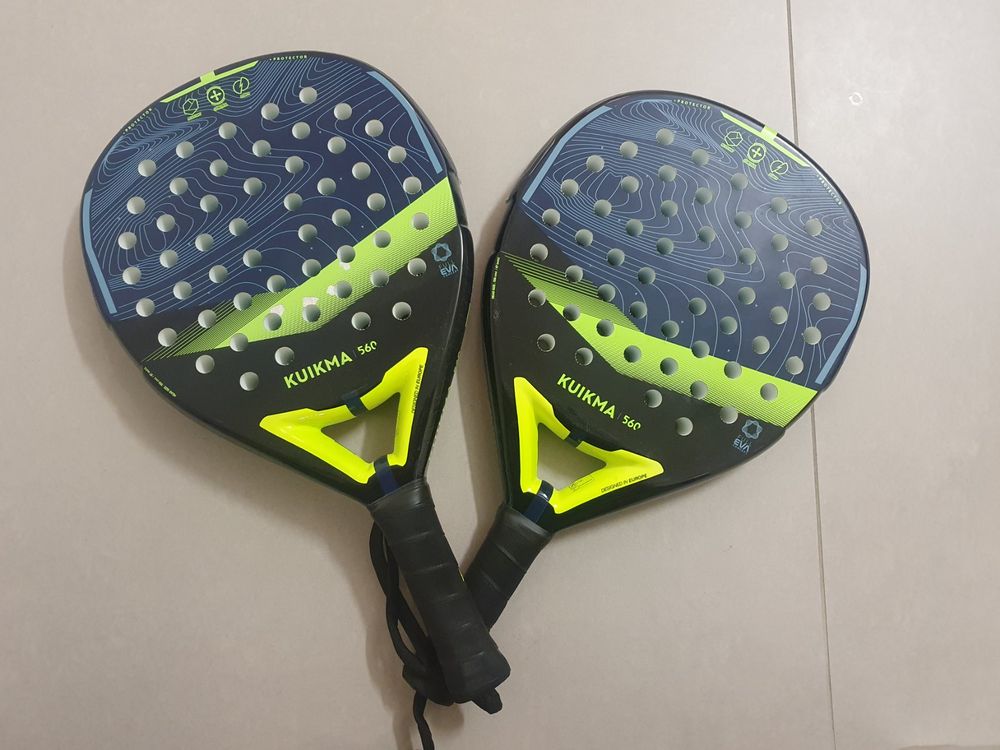 2x Padelschläger Kuikma - PR560 blau/gelb (Gebraucht) in Schlieren für ...