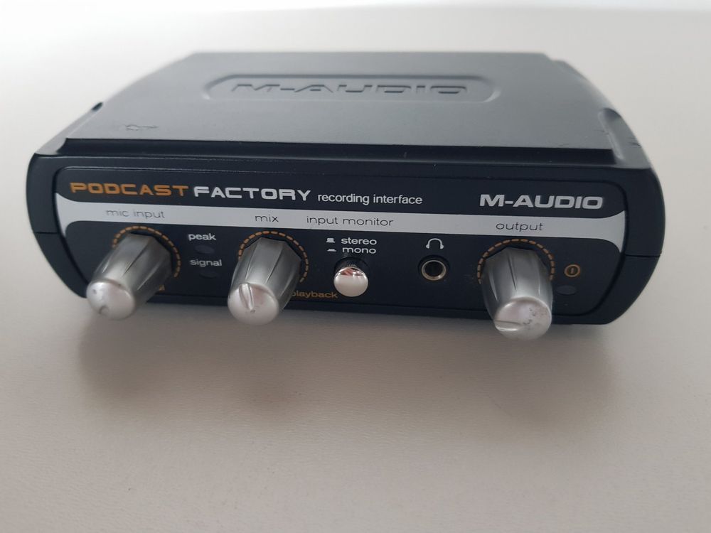 M-Audio Podcast Factory Recording Interface (USB Modul) | Kaufen auf ...