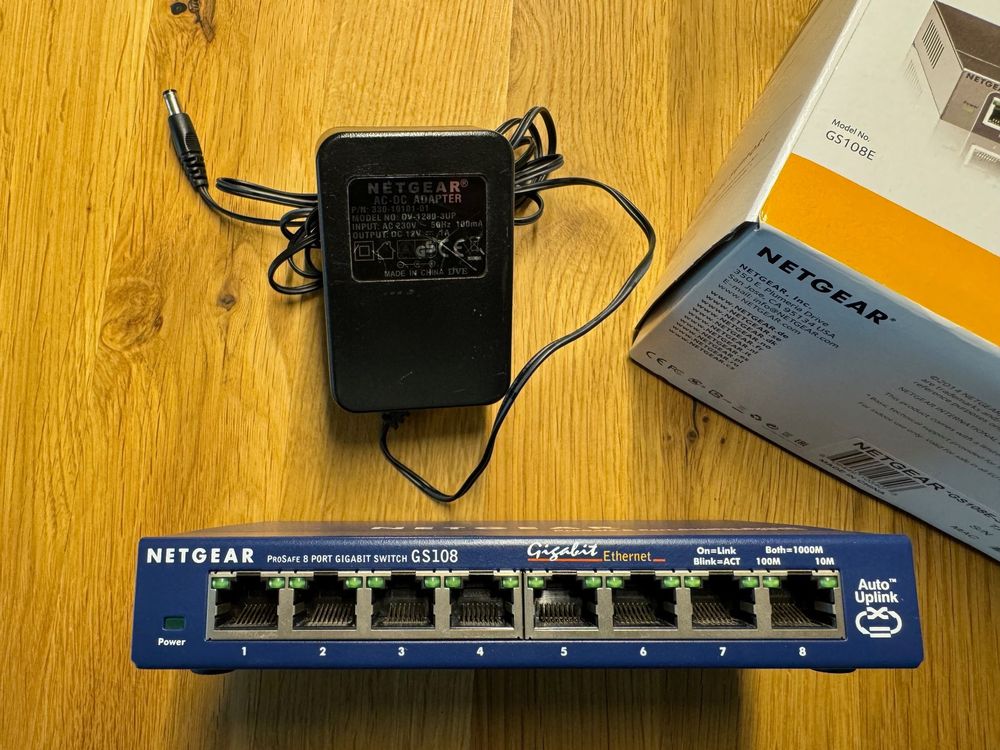 Netgear ProSafe GS108 8 Port Gigabit Switch (Gebraucht) in Meilen für ...