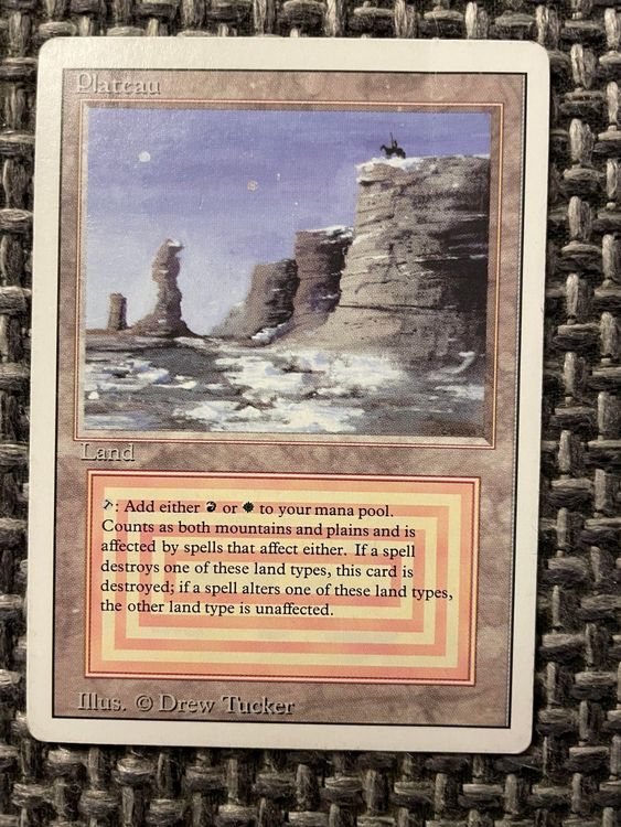 Magic MtG Doppelland Plateau Revised Edition | Kaufen auf Ricardo