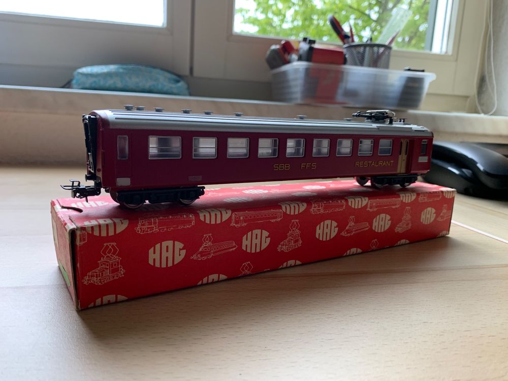 HAG "Restaurant" Wagen SBB H0 (Gebraucht) in Bättwil für CHF 20 – mit Lieferung auf Ricardo kaufen