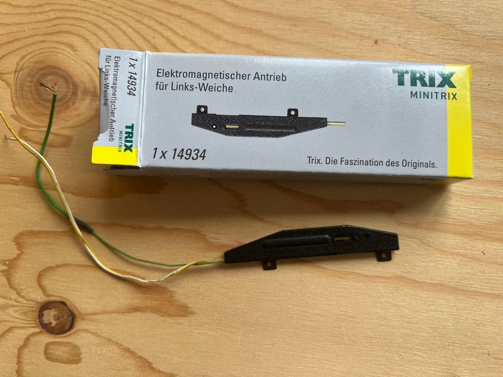 Minitrix 14934 Elektromagnetischer Antrieb für Links-Weiche | Kaufen ...