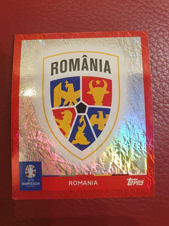Topps UEFA Euros 2024 Sticker WAPPEN ROM 1 ROMANIA (Neu und ...