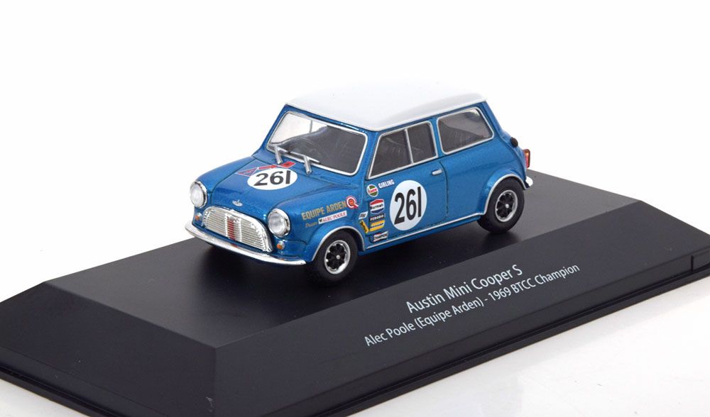 MINI COOPER S 970 #261 BTCC CHAMPION 1969 1:43 ATLAS | Kaufen auf Ricardo