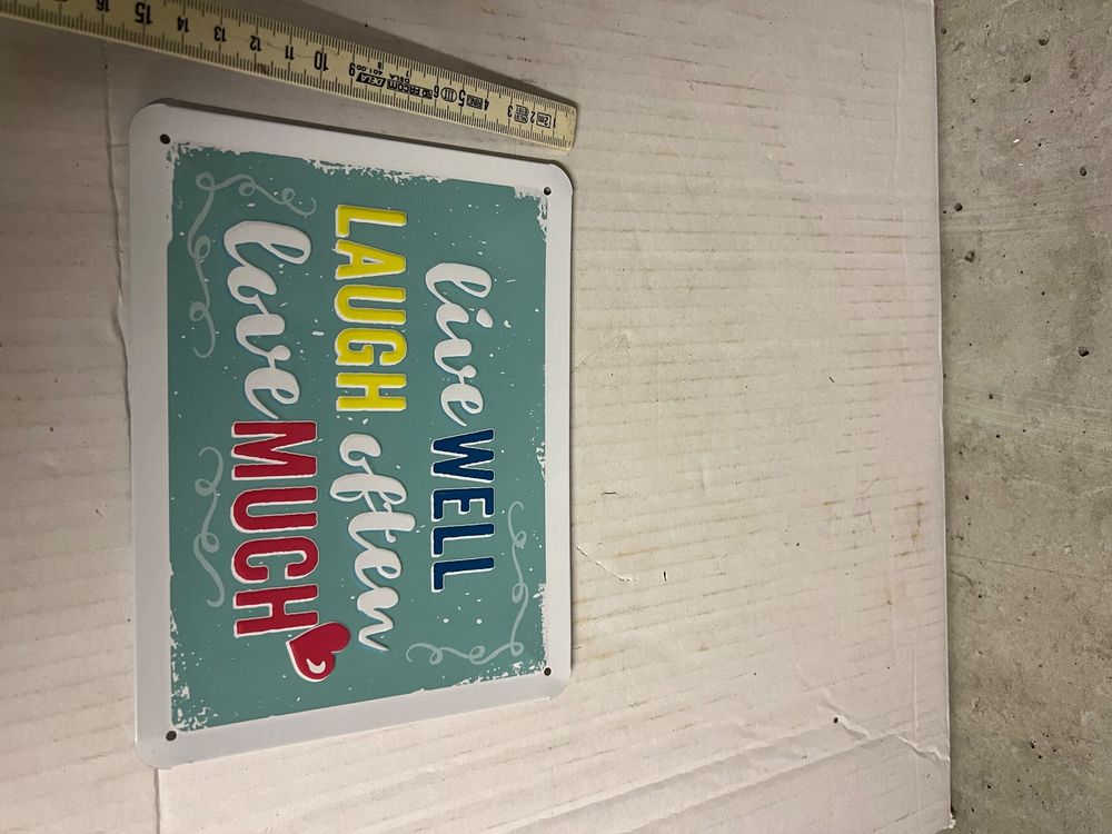 Blechschild | Kaufen auf Ricardo