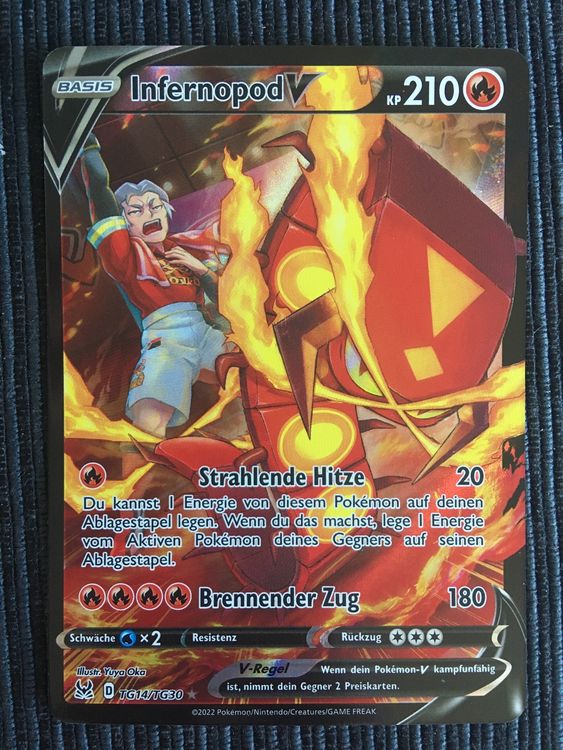 Pokemon Infernopod V Alternative Lost Origin Deutsch (Neu (gemäss ...