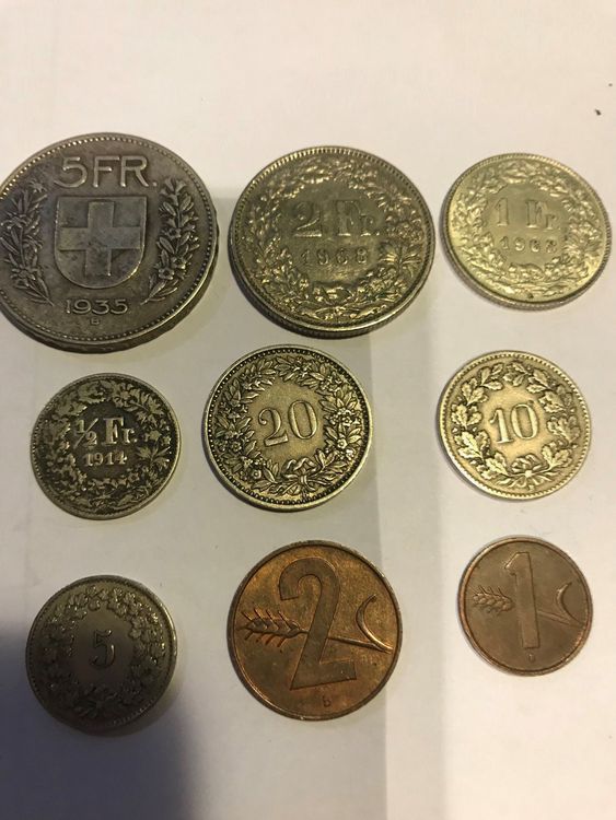 Schweizer Silbergeld (Gebraucht) in Sachseln für CHF 10 – mit Lieferung auf Ricardo kaufen