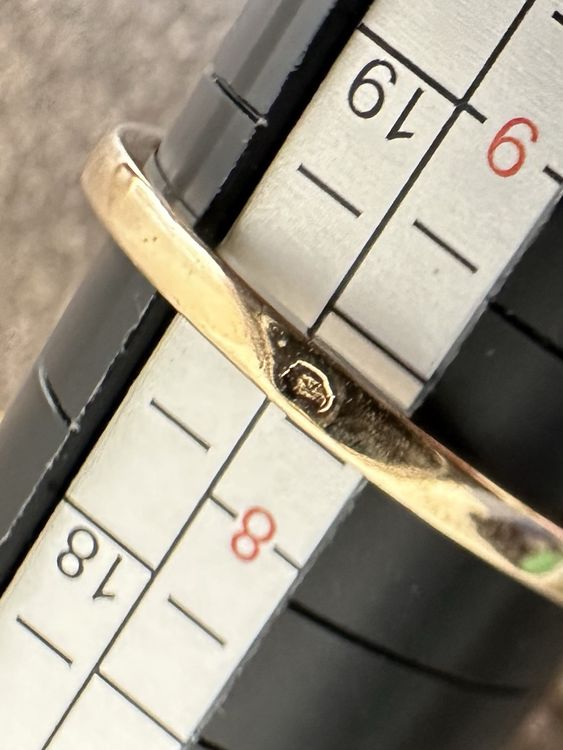 Art Deco Ring Rubin Diamanten 750 Gold | Kaufen auf Ricardo