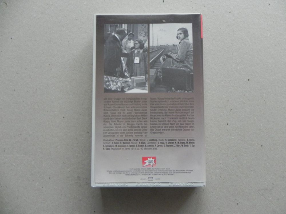 CH VHS Videokassette Marie - Louise Produziert 1944 Oscar (Gebraucht ...
