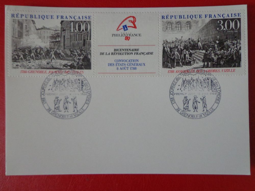 Maximumkarte MK 1988 Frankreich BLOCK Révolution | Kaufen auf Ricardo