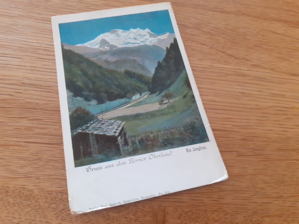 GRUSS aus dem BERNER OBERLAND - die JUNGFRAU (Gebraucht) in Winterthur für CHF 1.8 – mit ...