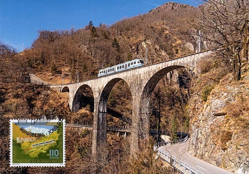 Maximumkarte 100 Jahre Centovalli - Bahn Jubiläum (Neu (gemäss Beschreibung)) in Dottikon für ...