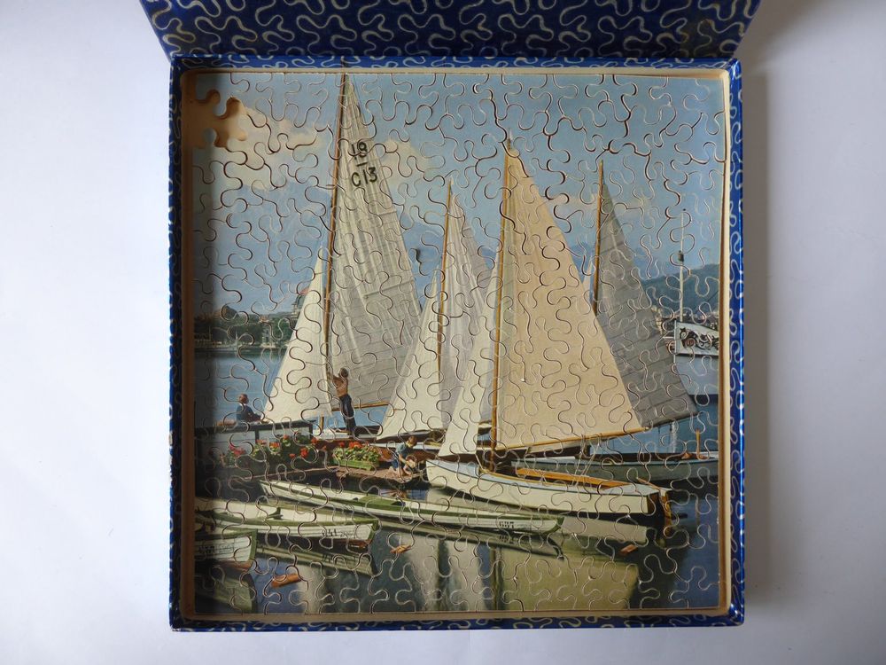 Penelope Holz Puzzle: Luzern mit Segelschiffen, antik (Gebraucht) in Turbenthal für CHF 24.9 ...