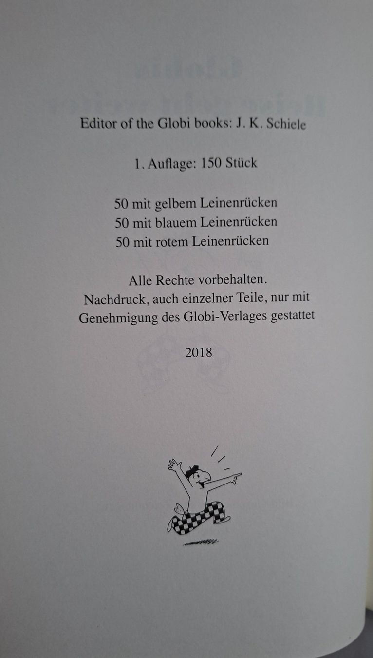 Limitiert: nur 50 Exemplaren Globi `s Reise geht weiter (Neu (gemäss ...