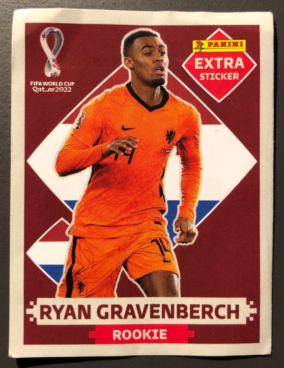 Panini Extra Sticker WM 2022 – Ryan Gravenberch (Base) | Kaufen auf Ricardo