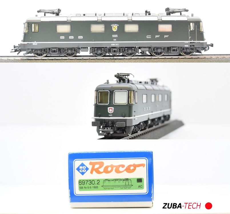 Roco 69730.2 E-Lok Re 6/6 Ziegelbrücke SBB Analog mit OVP (Gebraucht ...
