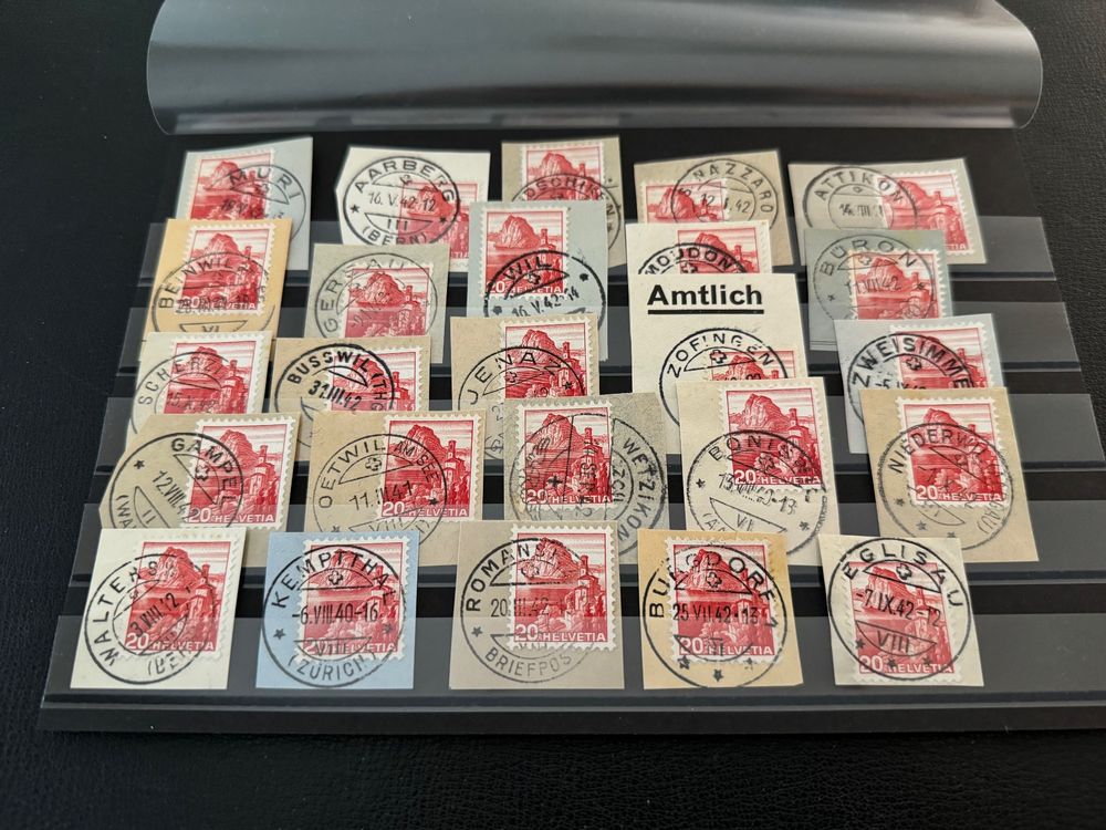 San Salvatore 1938, STEMPEL (Ausschnitte) (Gebraucht) in Stallikon für CHF 1 – mit Lieferung auf ...