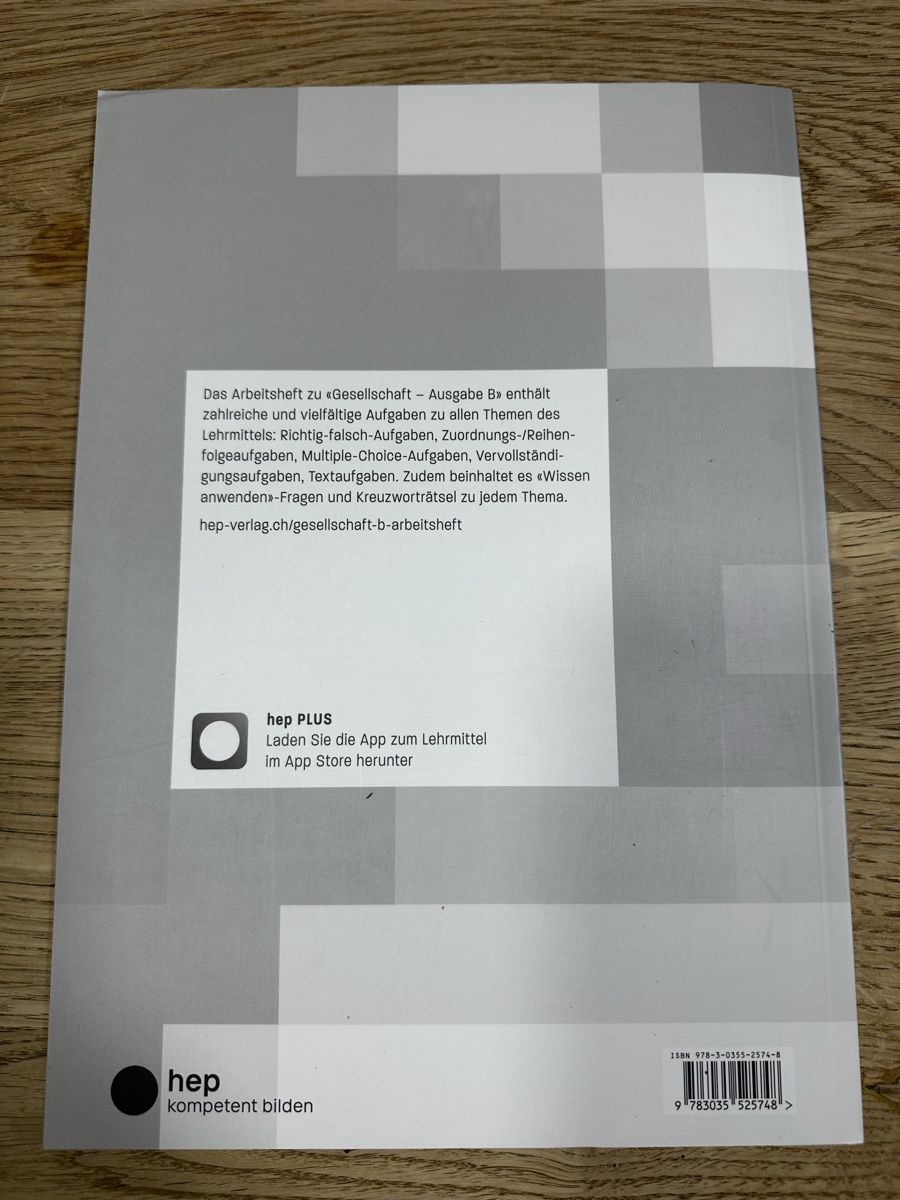 Gesellschaft Arbeitsheft – Ausgabe B (Neu (gemäss Beschreibung)) in ...