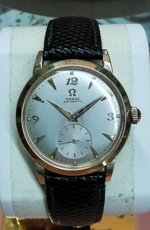 Omega Automatik Kal. 342 Hammeraufzug "Bumper" 14 karat Gold | Kaufen ...