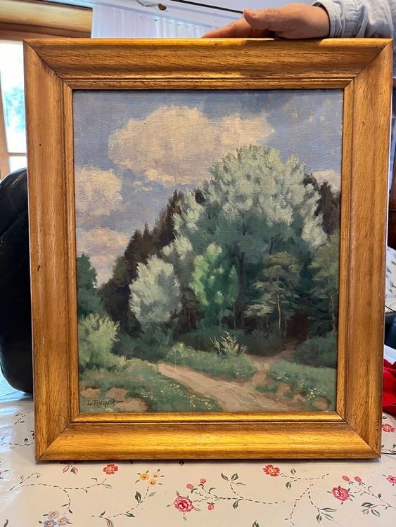 Ölgemälde L. Roquier Schweizer Landschaft (86) (Gebraucht) in Illnau ...