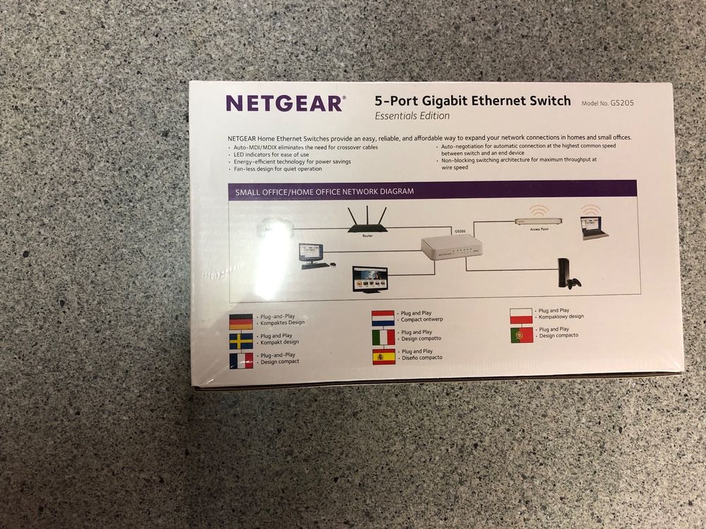 Netgear 5- Port Gigabit Switch | Kaufen auf Ricardo