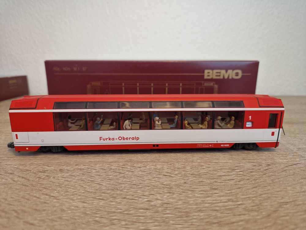 Bemo 3288 206 Panoramawagen Furka H0m (Gebraucht) in St-Aubin-Sauges für CHF 54 – mit Lieferung ...