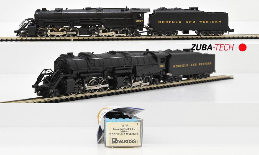 Rivarossi 9136 Dampflok 2-8-8-2 N&W Spur N Analog (Gebraucht) in St. Gallen für CHF 91 – mit ...