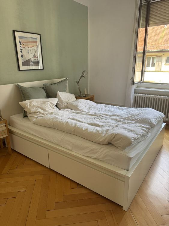 Malm Bett Mit Schubladen