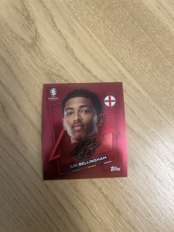 Topps 2024 ENG SP Jude Bellingham avec signature (Neu (gemäss ...