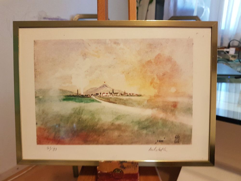 Signierte nummerierte Lithographie 42/99 (Gebraucht) in Glattbrugg für CHF 30 – mit Lieferung ...