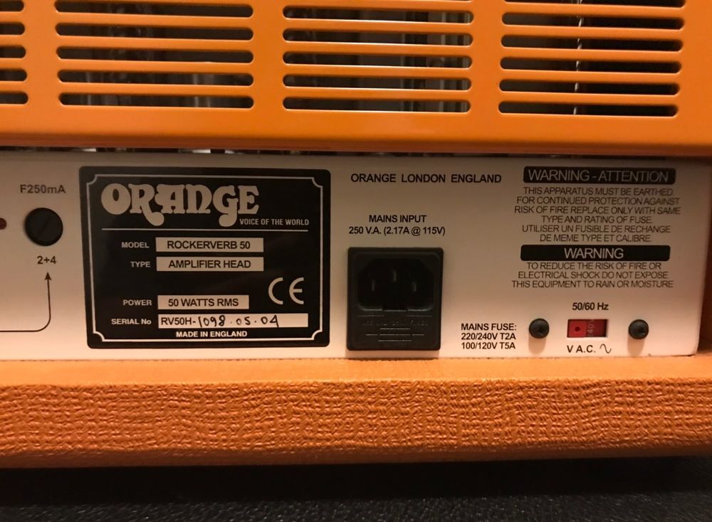 Orange Rockerverb 50, 2-Channel (Gebraucht) in Menznau für CHF 995 – nur Abholung auf Ricardo kaufen