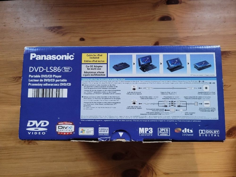 DVD Portable Player Panasonic 8.5 Zoll DVD-LS86 | Kaufen auf Ricardo